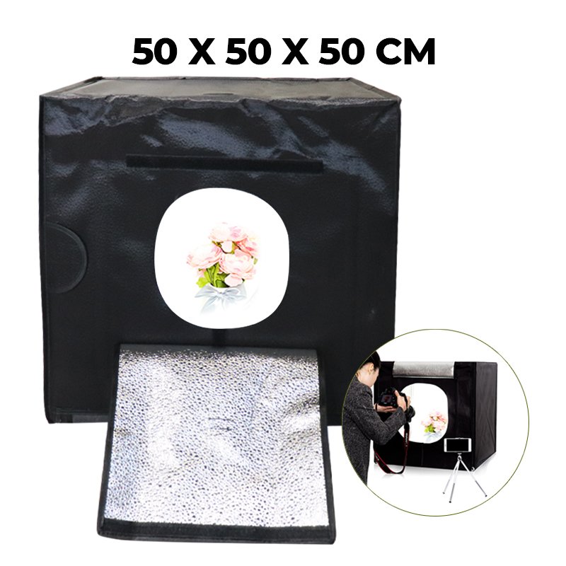 Portable 50 x 50 x 50 cm Camera Photo Studio Box | Portable 50 x 50 x ...