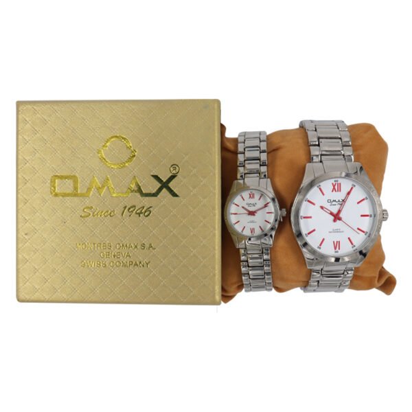 OMAX PAIR WATCH (Metal & Normal Leather) | OMAX PAIR WATCH (Metal ...