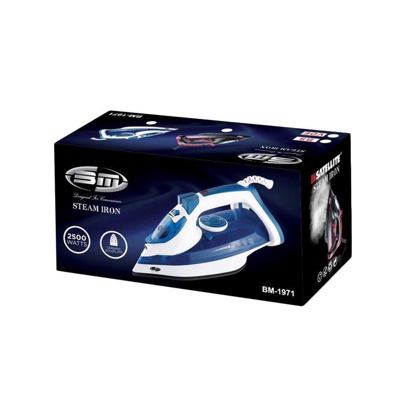 BM SATELLITE BM-1971 STEAM IRON 2500W | BM SATELLITE BM-1971 STEAM IRON ...
