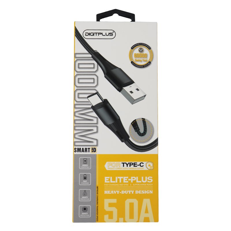 DigitPlus DP-C054T ELITE Plus TYPE-C DATA CABLE 1mtr | DigitPlus DP ...