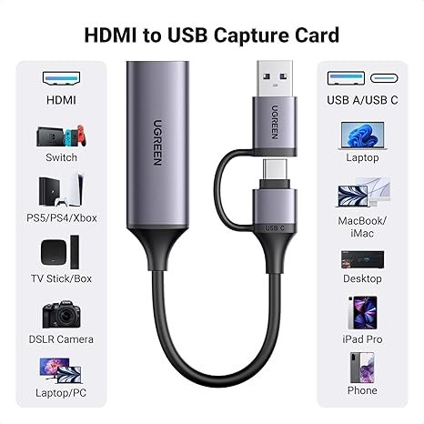 U Green Cm489 Hd Usb Video Capture Card | Buy NowU Green Cm489 Hd Usb ...