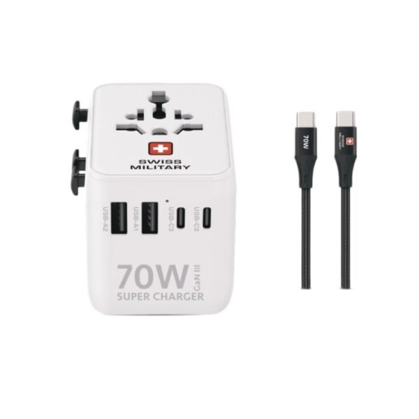 Swiss Military Adapter Gan Universal Super Charge 70w | Buy NowSwiss ...